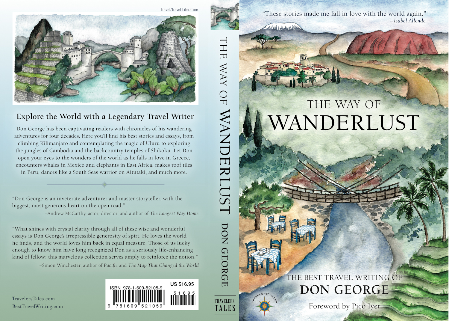 Illustrated book cover for Don George