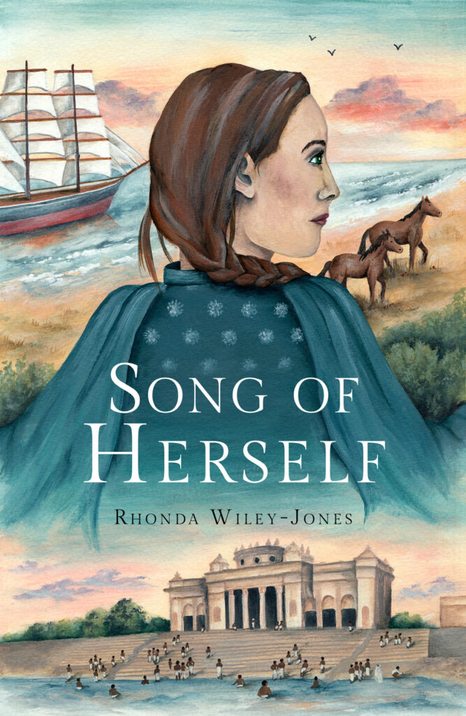 Hand-painted illustrated book cover - Candace Rose Rardon